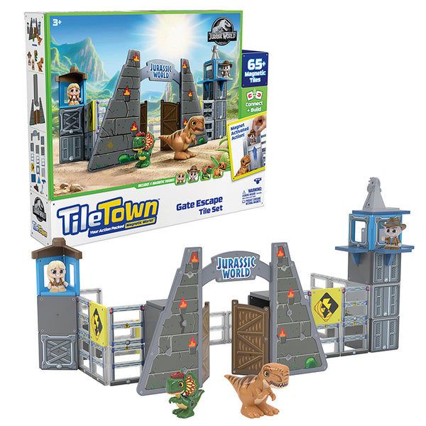 Tile Town Jurassic World Dino Escape Construction Set | Moose Toys ...