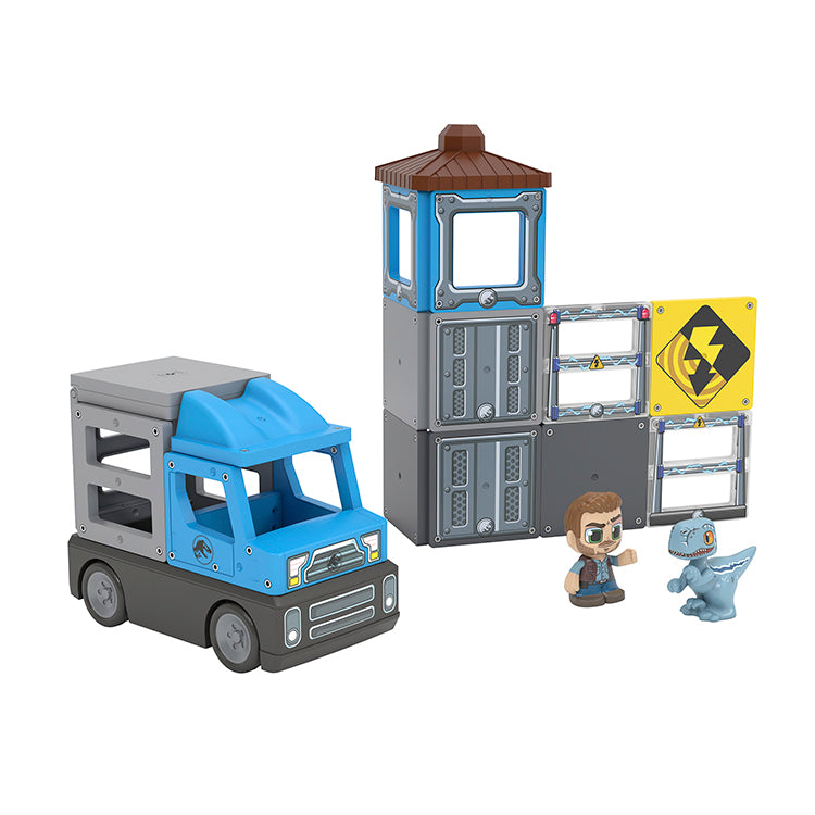 Tile Town Jurassic World Rescue Construction Set | Moose Toys Exclusive ...