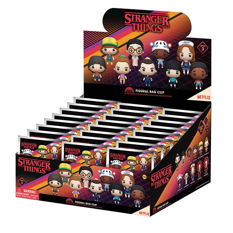 Stranger Things Series 3 3D Keychains | Exclusive Distributor – Click